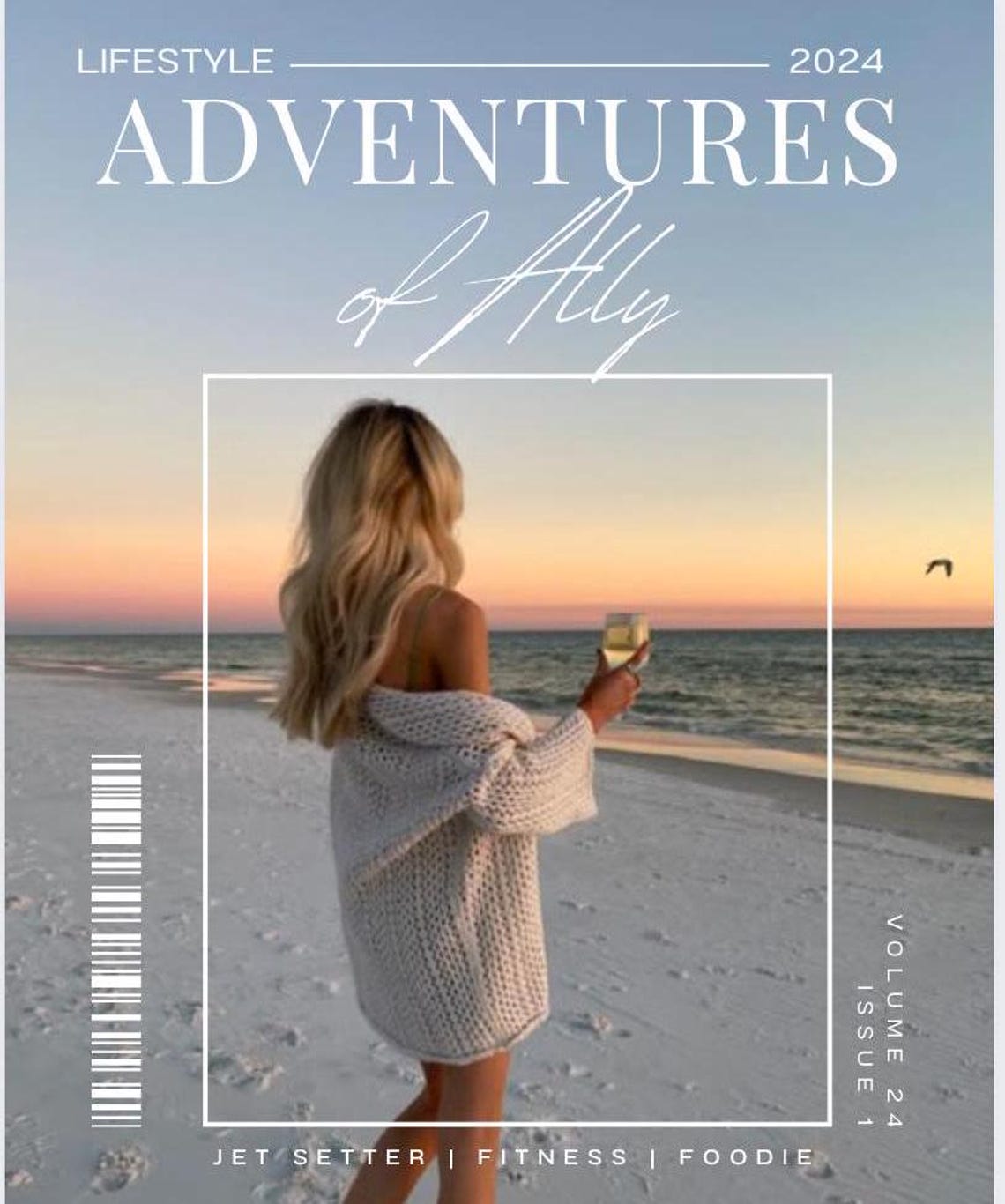 Customizable Magazine Template | Yearly Memory Scrapbook | Editable ...