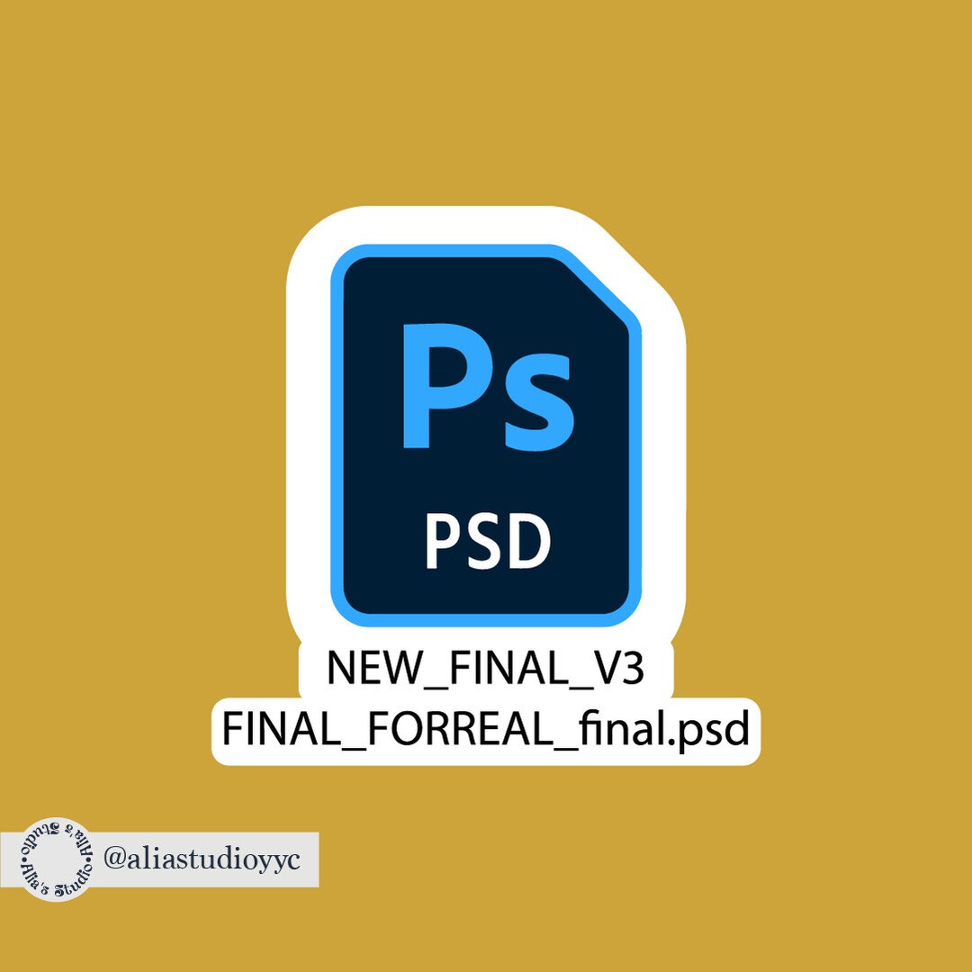 Final Photoshop File Sticker for Graphic Designers - Etsy