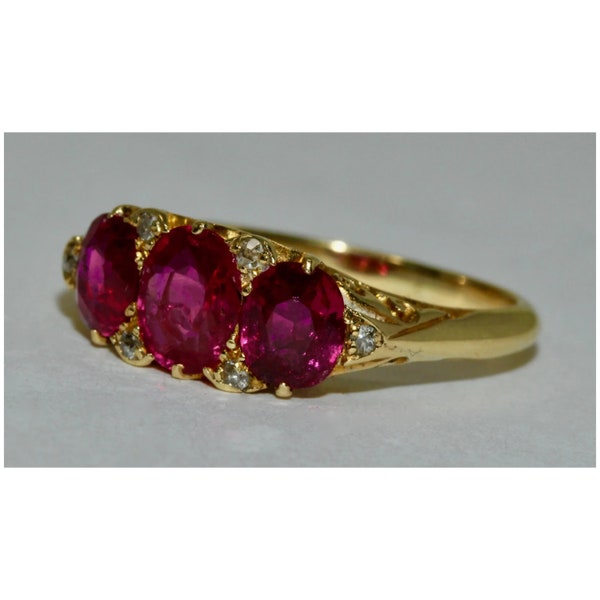 Natural Ruby Ring - Etsy