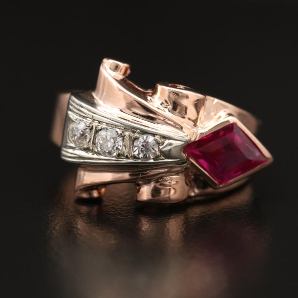Ruby Wedding Ring - Etsy