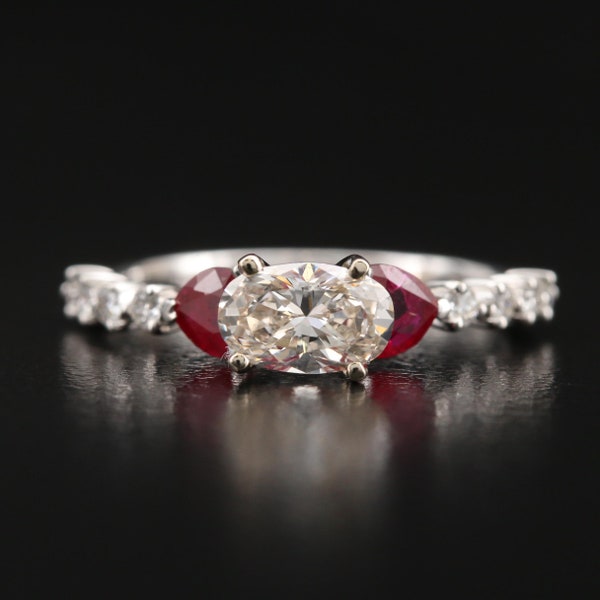 Ruby Wedding Ring - Etsy