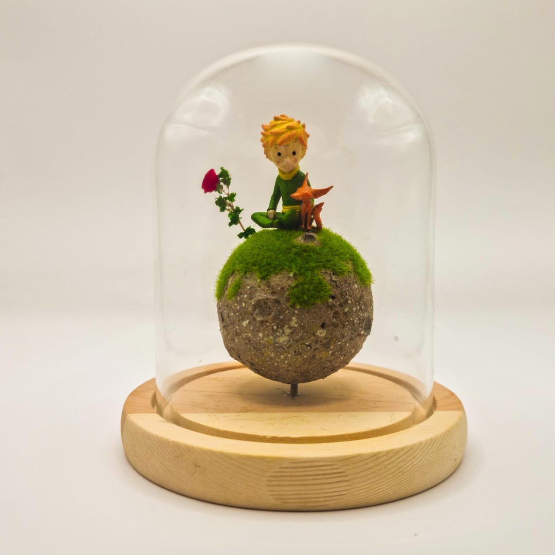 The Little Prince | Miniature in Glass Dome | Little Prince Diorama ...