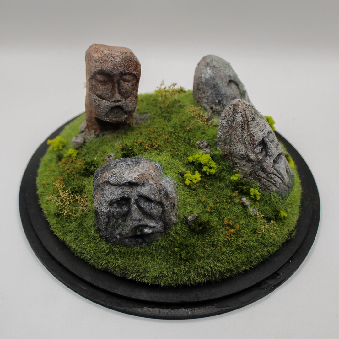 Fantasy Diorama Sculptures | Diorama Stand | Mystic Miniature | Druid ...