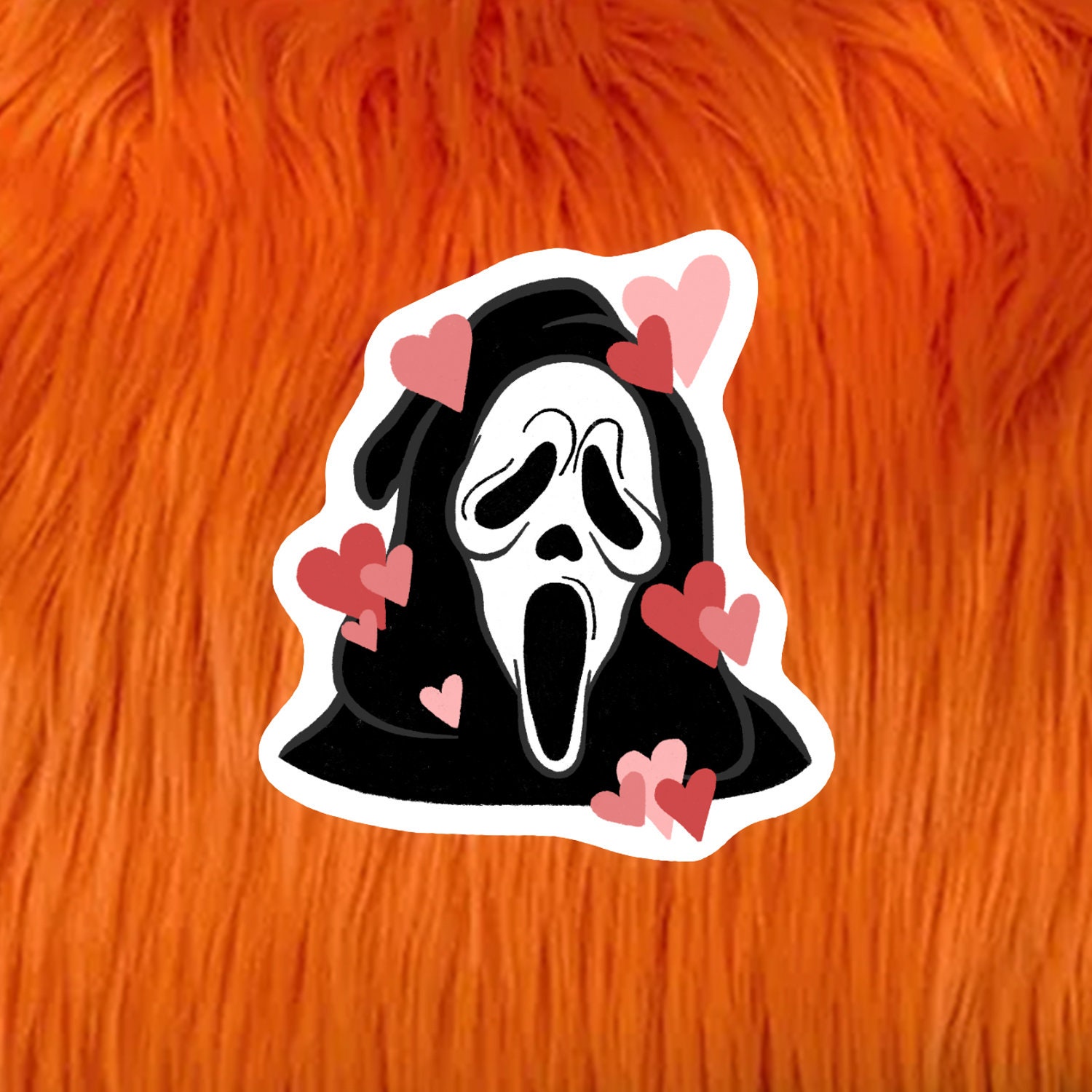 Ghost Face Sticker - Etsy