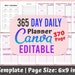 Editable 365-day Planner Template 2024,printable Canva Design,digital ...