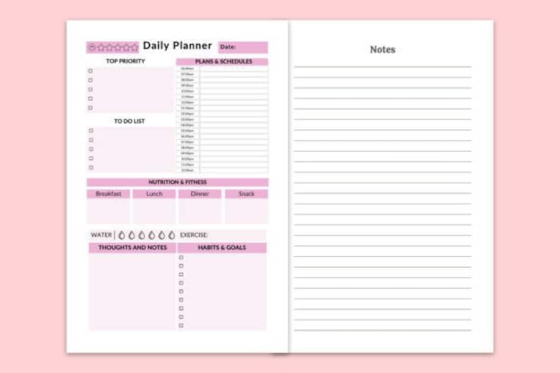 Editable 365-day Planner Template 2024printable Canva - Etsy