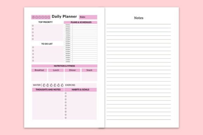 Editable 365-day Planner Template 2024,printable Canva Design,digital ...