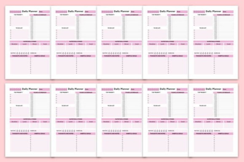 Editable 365-day Planner Template 2024,printable Canva Design,digital ...