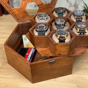 Watch Box for Men, Personalized Watch Box, Groomsman Gift, Best Man ...