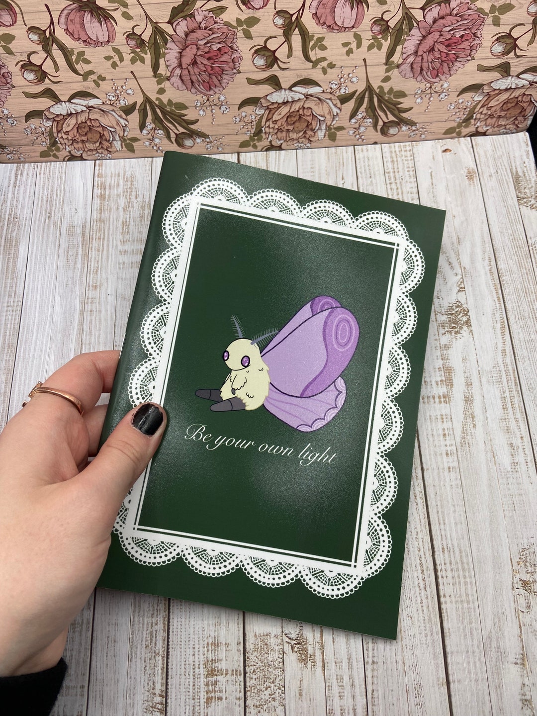 Mystical Moths be Your Own Light Moth Notebook - Etsy