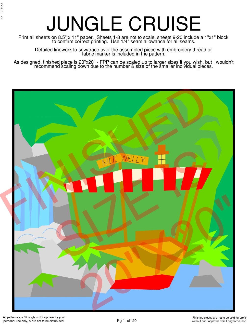 Rivers of the World Adventure Ride - Foundation Paper Piecing - DIGITAL ...