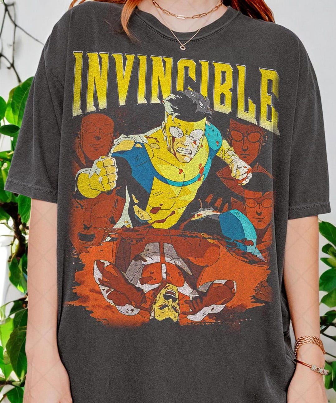 Comfort Colors Invincible T-shirt, Invincible Mark Superhero Shirt ...
