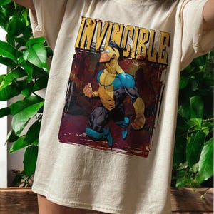 Invincible Mark Superhero Shirt, Invincible T-shirt, Superhero Shirt, Conquest Shirt, Comic Book ...