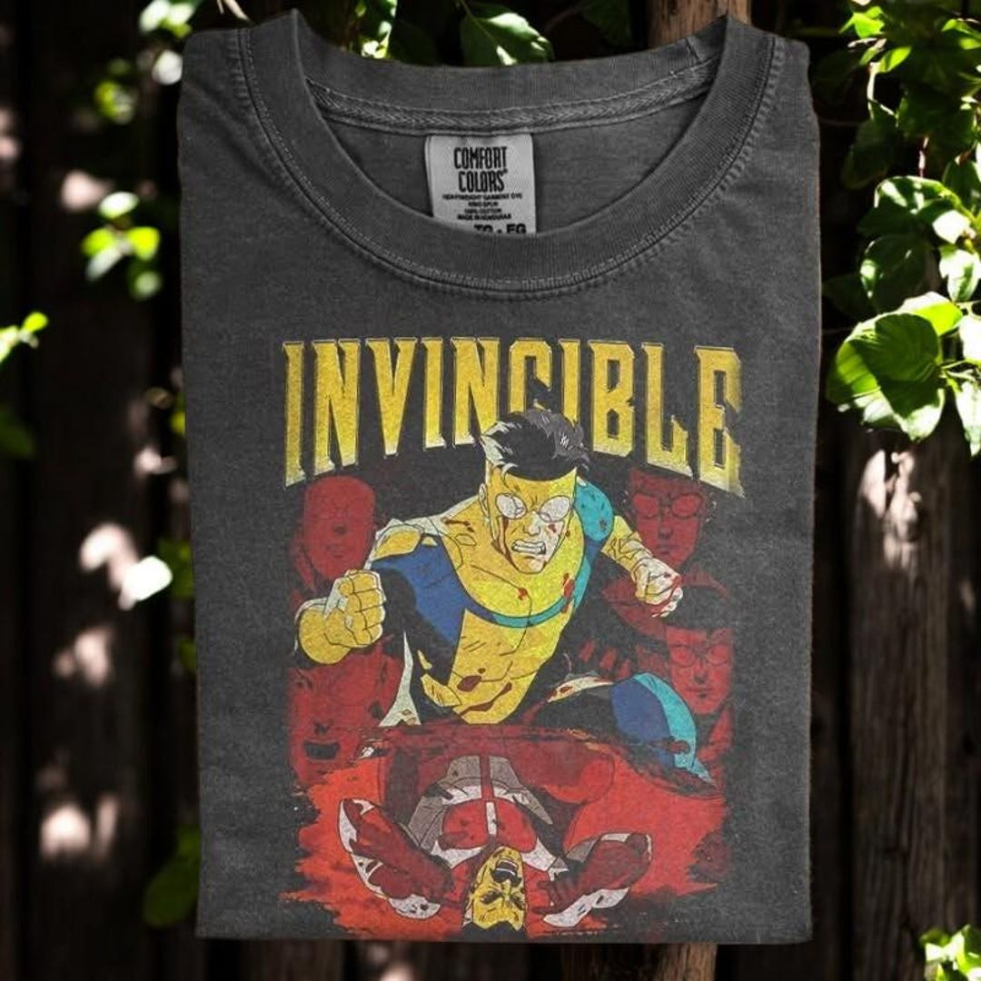 Comfort Colors Invincible T-shirt, Invincible Vs Conquest Shirt ...