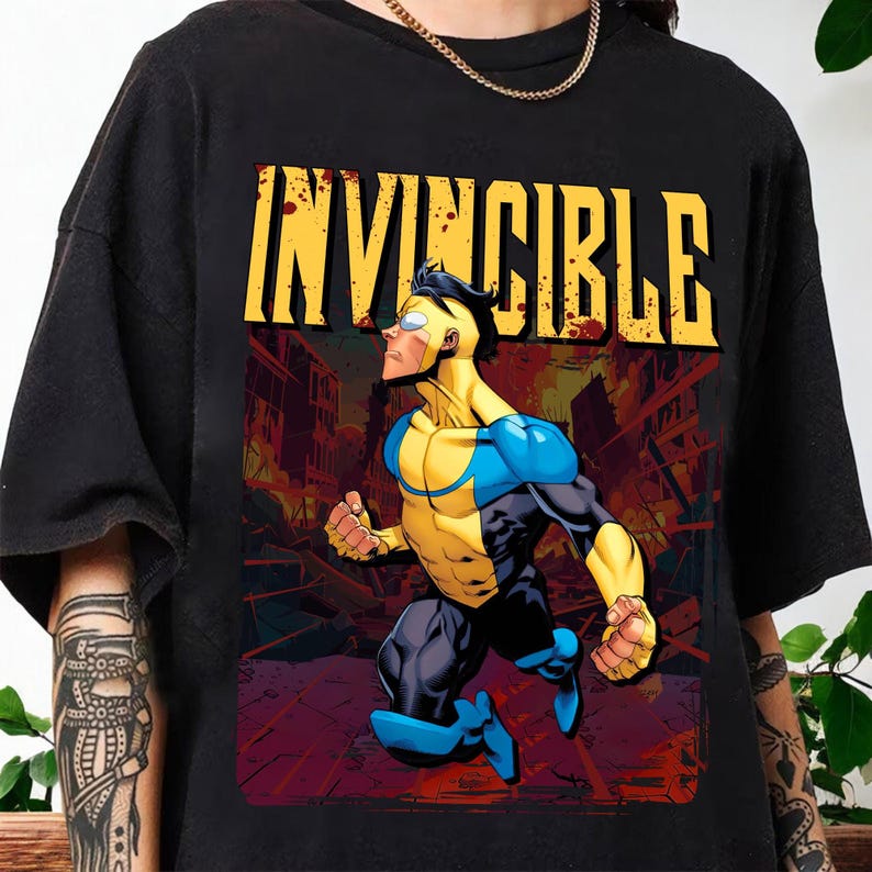 Invincible Mark Superhero Shirt, Invincible T-shirt, Superhero Shirt ...