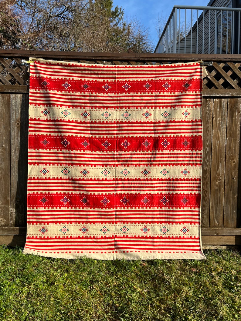 Rushnyk Rushnik Hand Spun Handwoven Tapestry Wool Blanket Linen Ritual ...