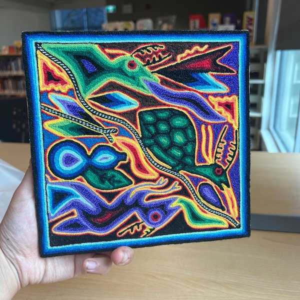 Huichol Yarn Painting - Etsy