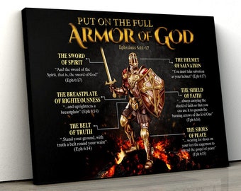 Armor of God Poster - Etsy