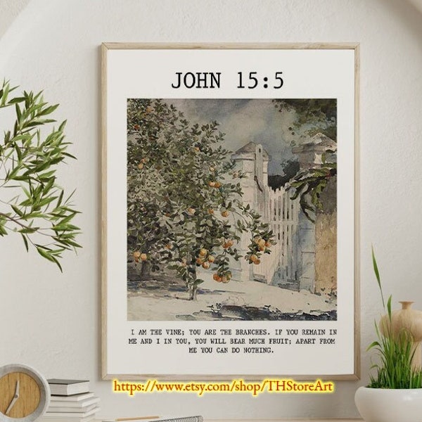 John 15 5 - Etsy