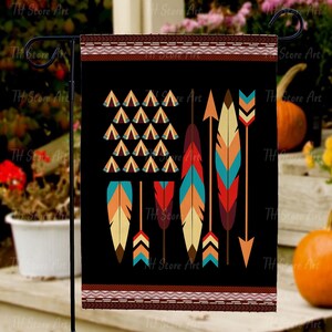 Pride Feather Indigenous Peoples Day Flag, Native American Honor Banner ...