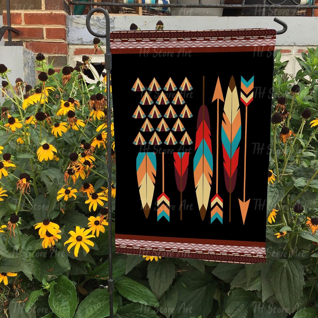 Pride Feather Indigenous Peoples Day Flag, Native American Honor Banner ...