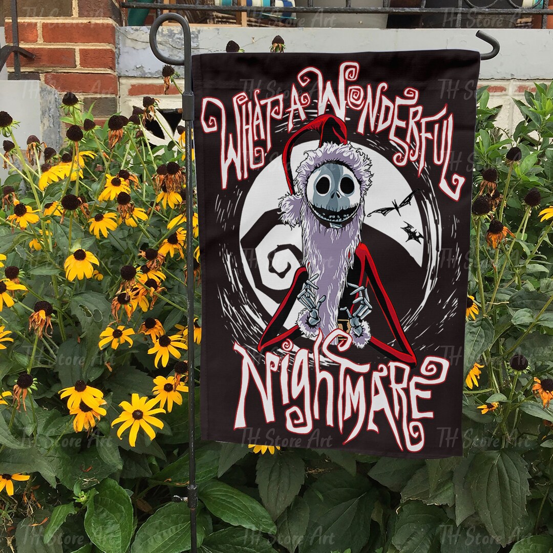 Nightmare Before Christmas Flag Horror Christmas Flag Jack - Etsy