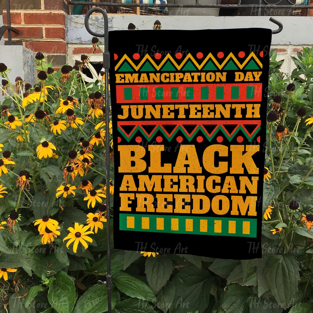 Happy Juneteenth 1865 Flag, Celebrate Emancipation Day Flag, Black ...