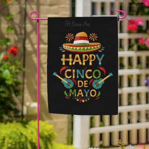 Margarita Drinks Mexico Fiesta Flag, Fiesta Confetti Cinco De Mayo Flag ...