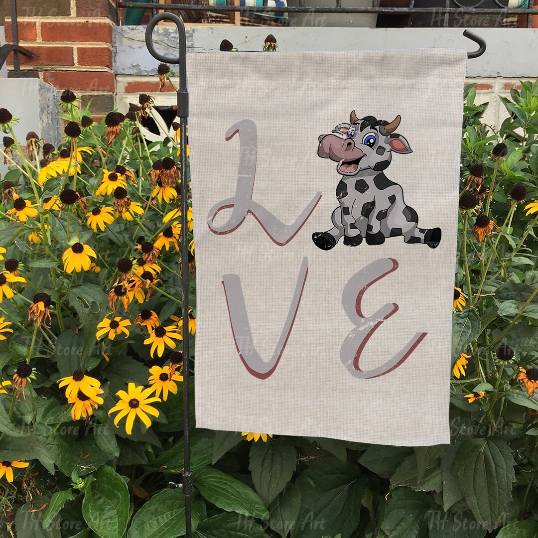 Farm Animal Cow Lover Flag, National Farming Day Banner, Country Living ...