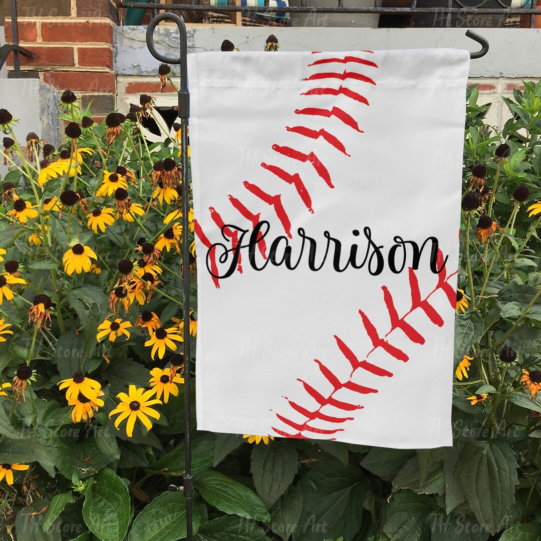 Softball Family, Softball Garden Flag, Sports Family Gift, Yard ...