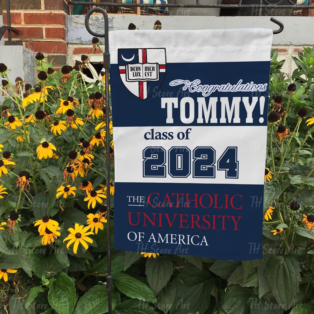 Congratulation Graduate Yard Flag, Outdoor Graduation Decoration 2024 ...
