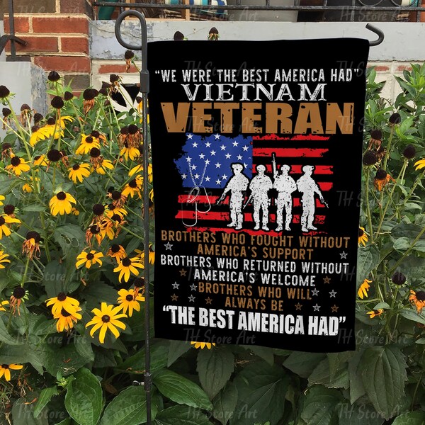 Vietnam Veteran Garden Flag - Etsy