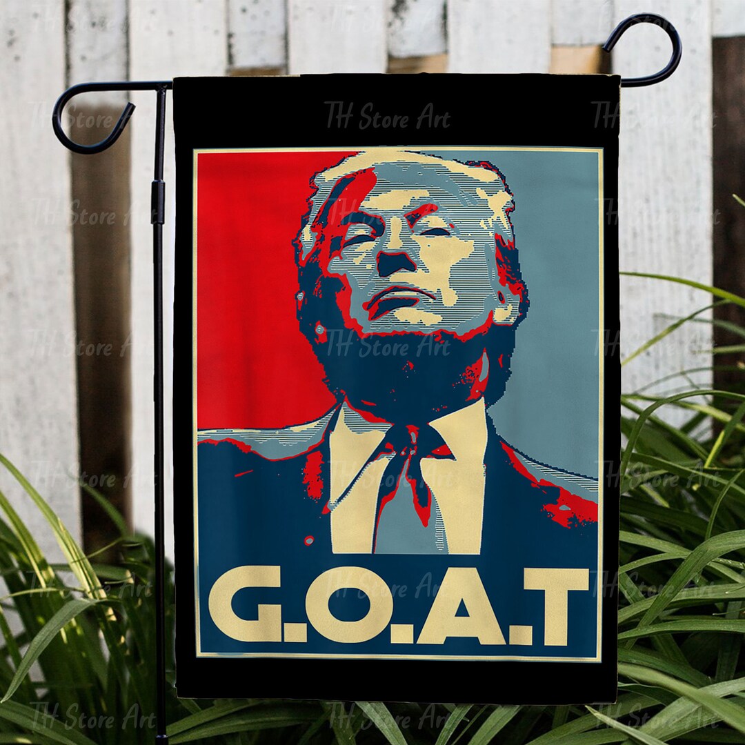 Goat Garden Flag, Trump Mugshot Flag, Yard Welcome Family Sign, Pro ...