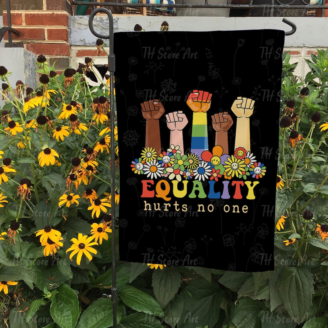 Equality Hurts No One Lgbtq Pride Human Rights Flag, Equal Rights Yard ...
