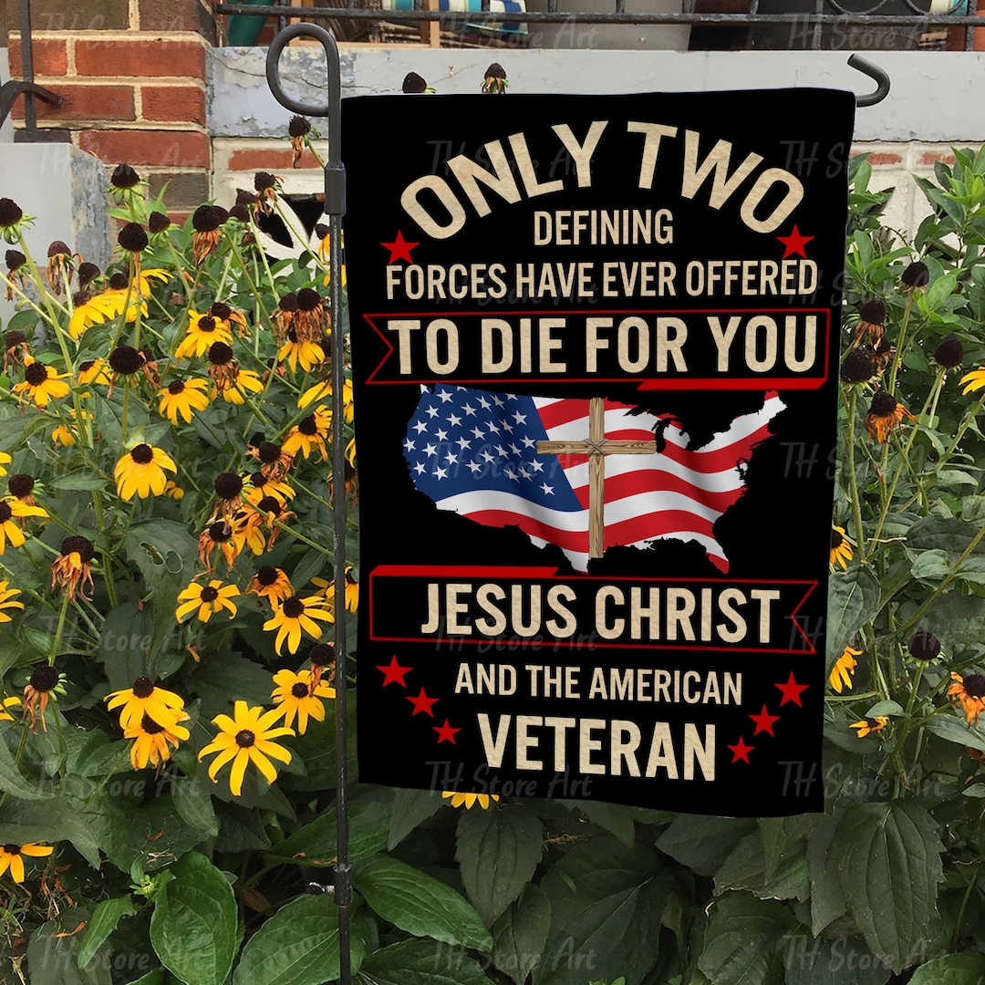 Jesus Christ and the American Veteran Flag, American Veterans House ...