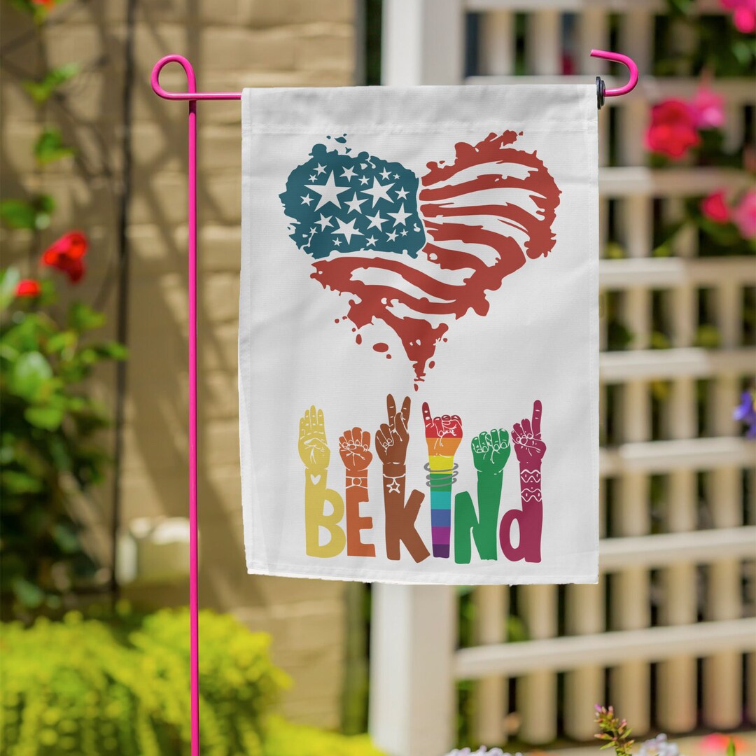 LGBT Pride Flag, Human Rights Flag, Hand Sign Flag, LGBTQ Yard Decor ...