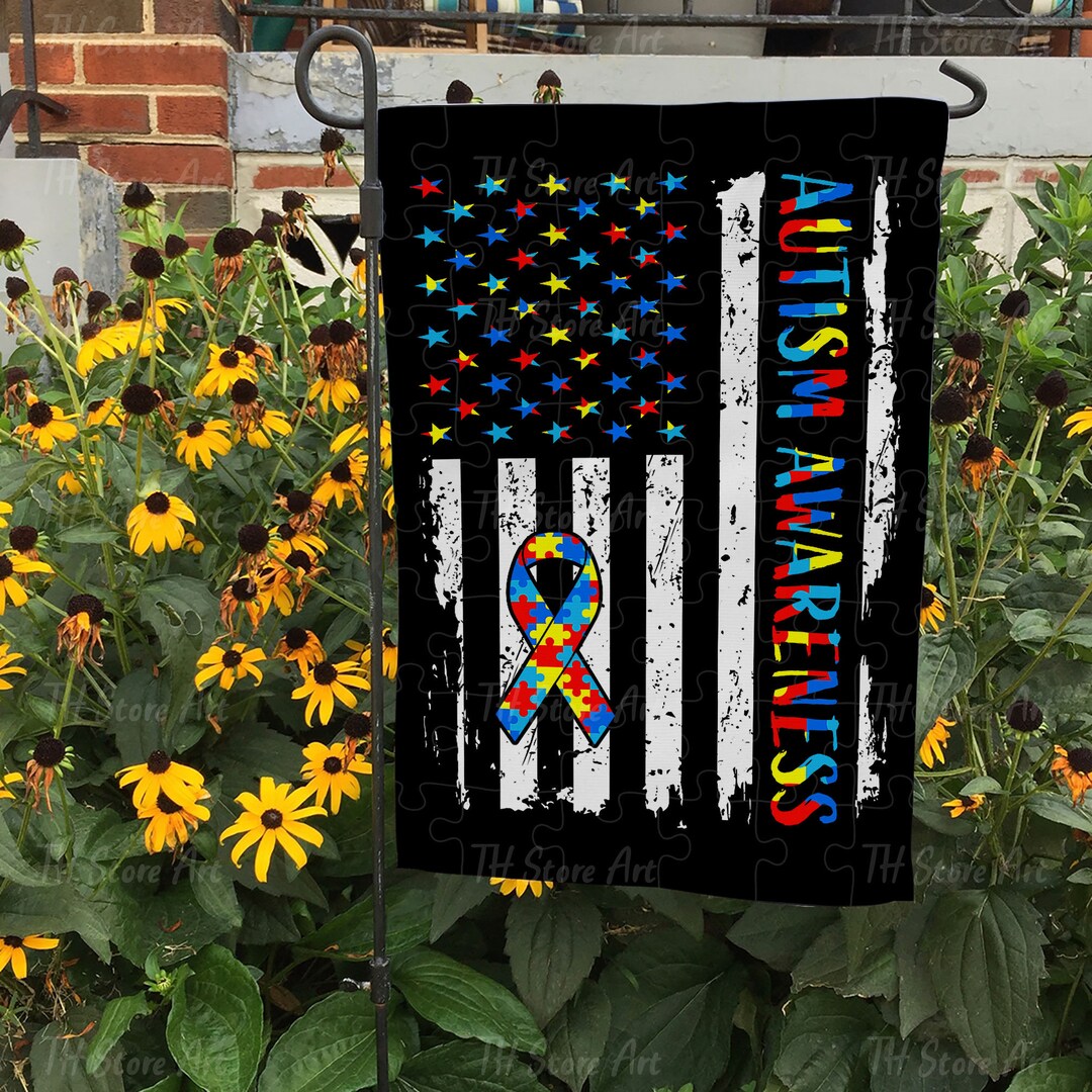 Autism Awareness Mom Dad Usa Flag, Autistic Awareness Autism Flag ...