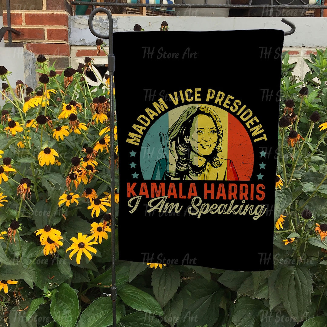 Kamala Harris I Speak Mrs Vice President Flag, President 2024 Lawn Flag ...