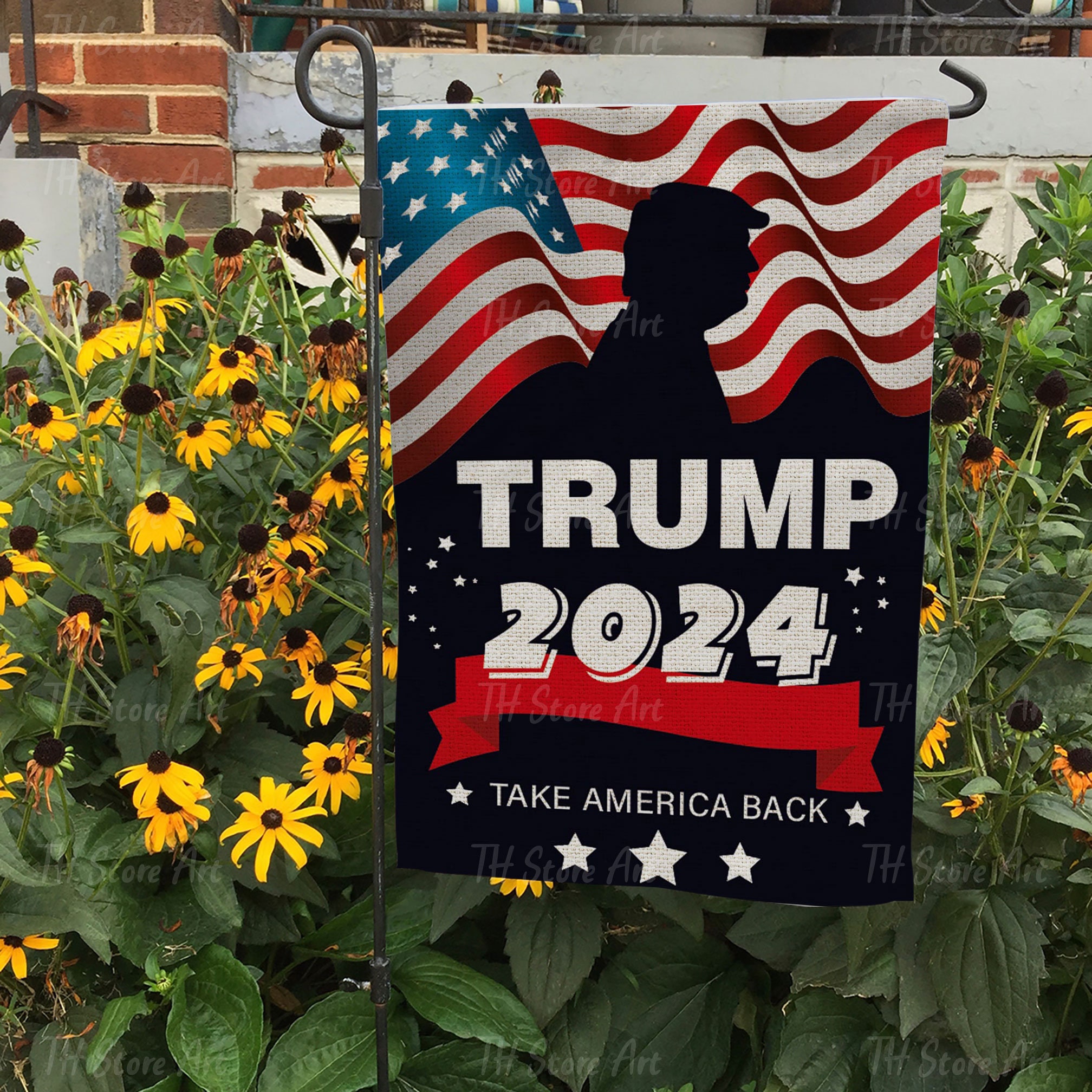 Trump Take America Back 2024 Flag, MAGA 2024 Flags, Yard Welcome Family ...