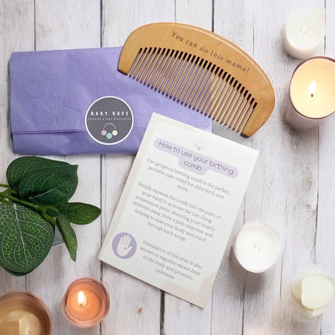 Birthing Labour Comb | Hypnobirthing Birth Pain Management Baby Shower ...