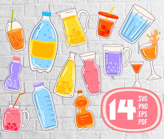 Juice Svg Lemonade Svg Juice Bottle Svglemonade Jar - Etsy