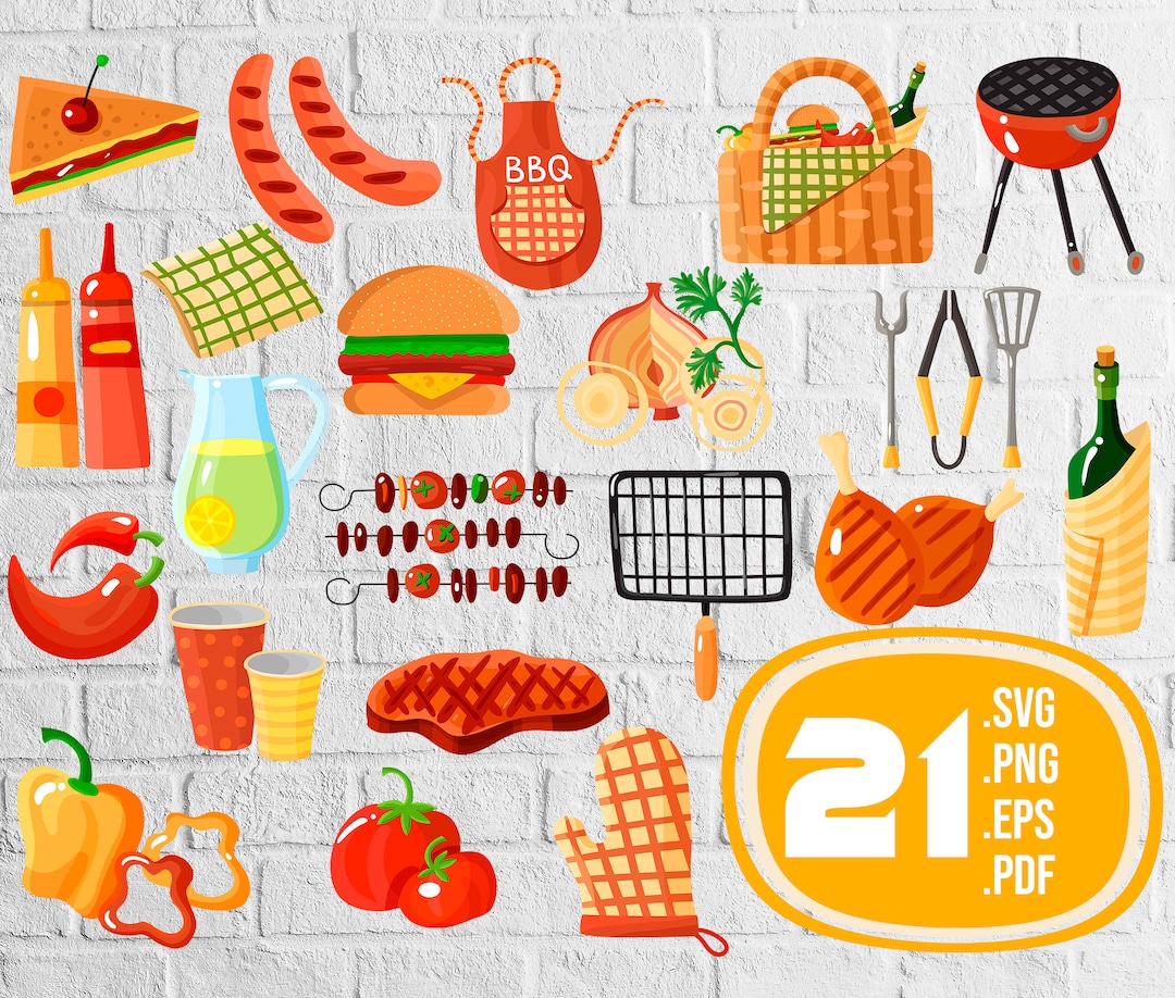 BBQ Svg,barbecue SVG Bundle, Barbeque Svg Bundle, Bbq Svg, Grilling Svg ...