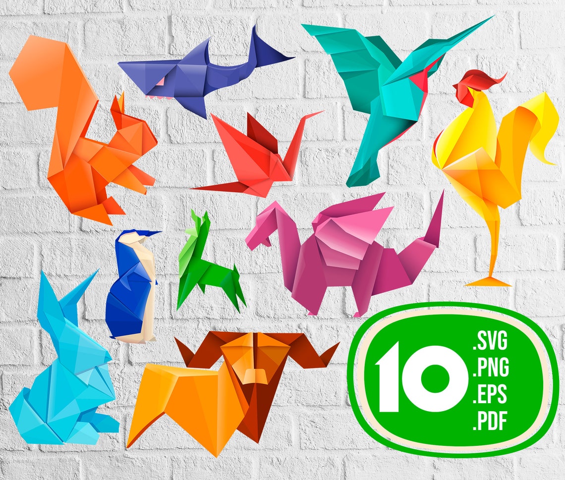 Origami Animals Svg,animal Origami SVG , Animal Origami, Origami Clip ...