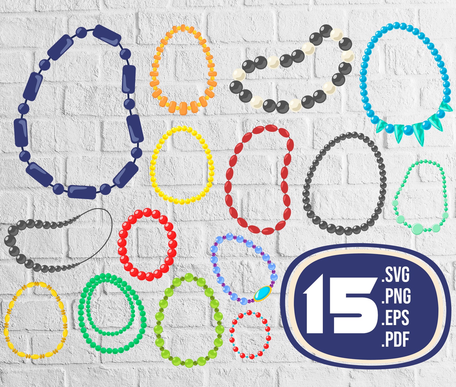 Neckles Svg,necklace Svg, Chain Necklace Svg, Pearl Necklace Svg ...