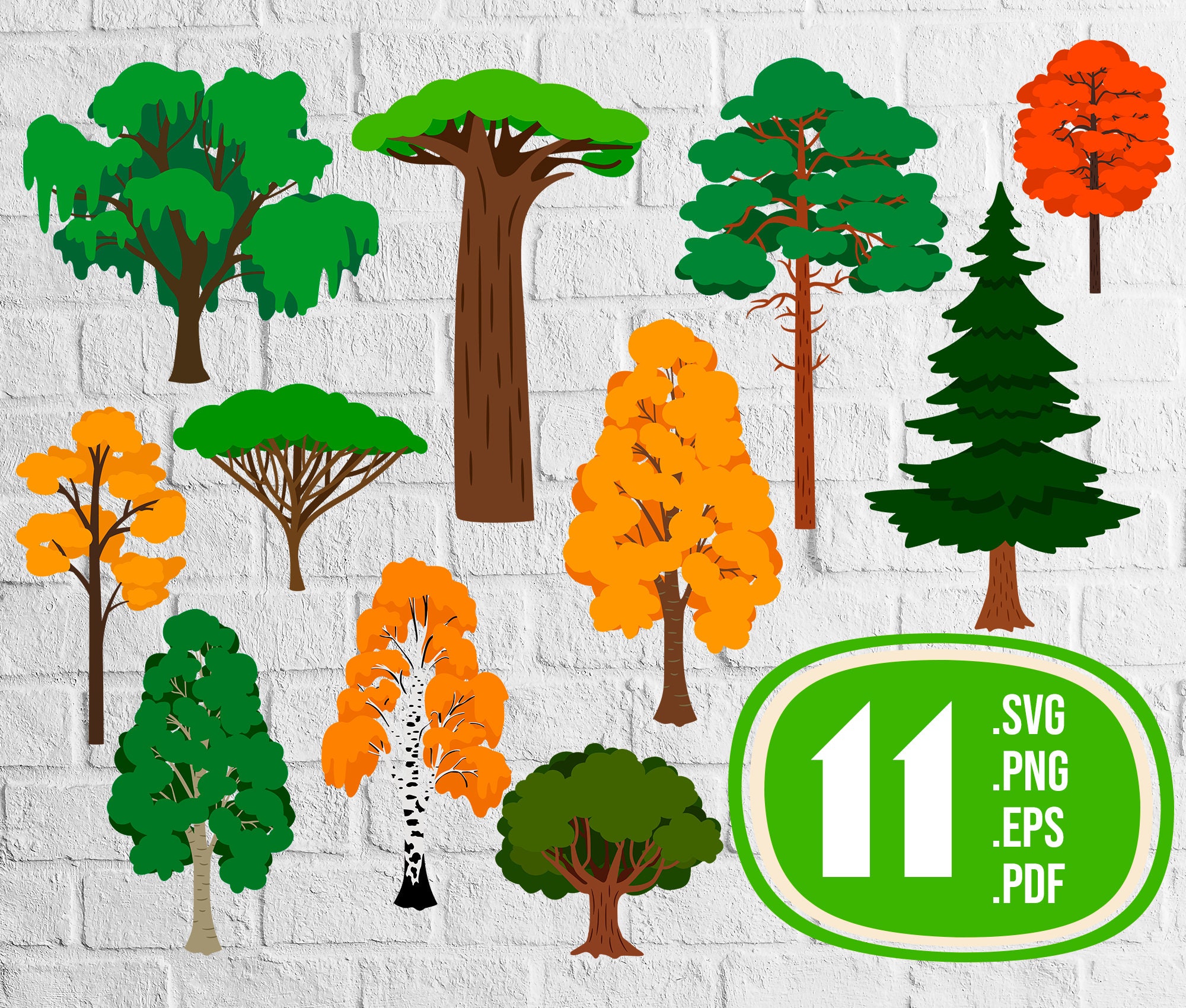 Trees Svg,tree Svg,tree Silhouette,tree Vector,tree Clipart,tree of ...