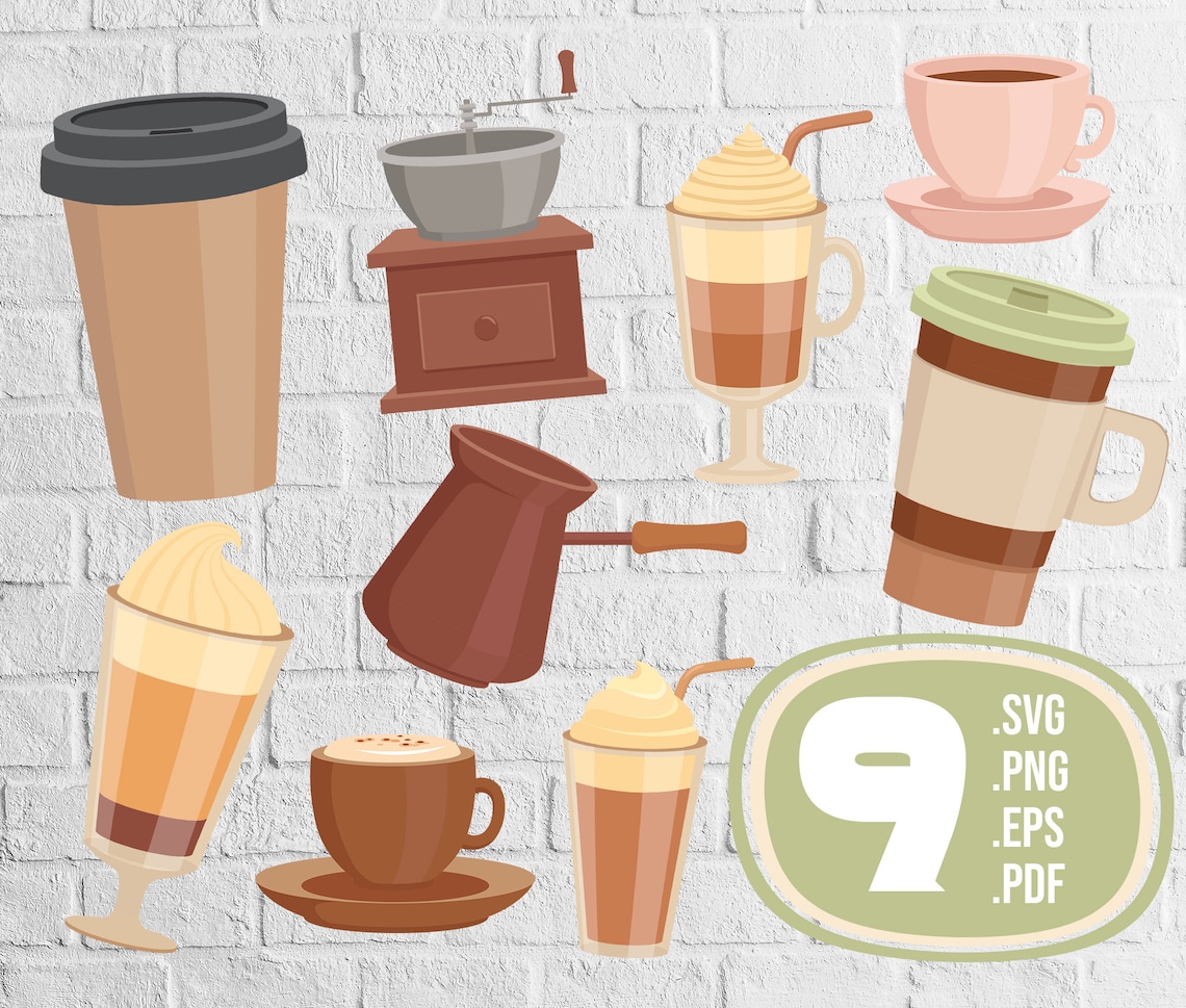 Coffee Svg,coffee, Coffee Bundle SVG Files,coffee Cup, Coffee Heartbeat ...