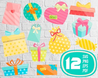 Giftbox Svg,gift Box Svg, Present Box Svg, Box Svg, Gift Box Clipart ...