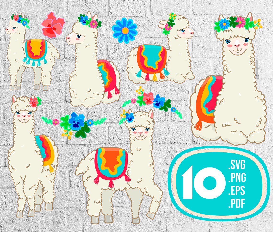 Llamas svg,Lindo Llama SVG Cut Files, PNG llamas clipart, farmhouse ...