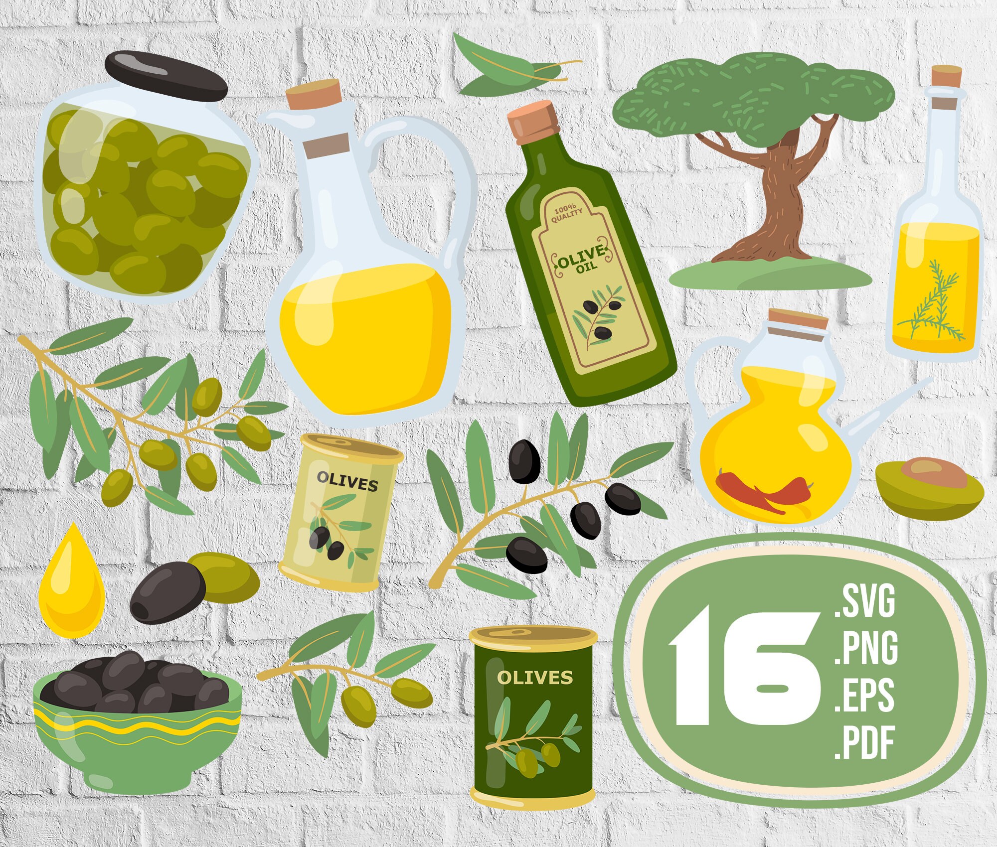 Olive Svg,olive Branch Svg, Olive Svg, Olive Clipart, Olive Silhouette ...