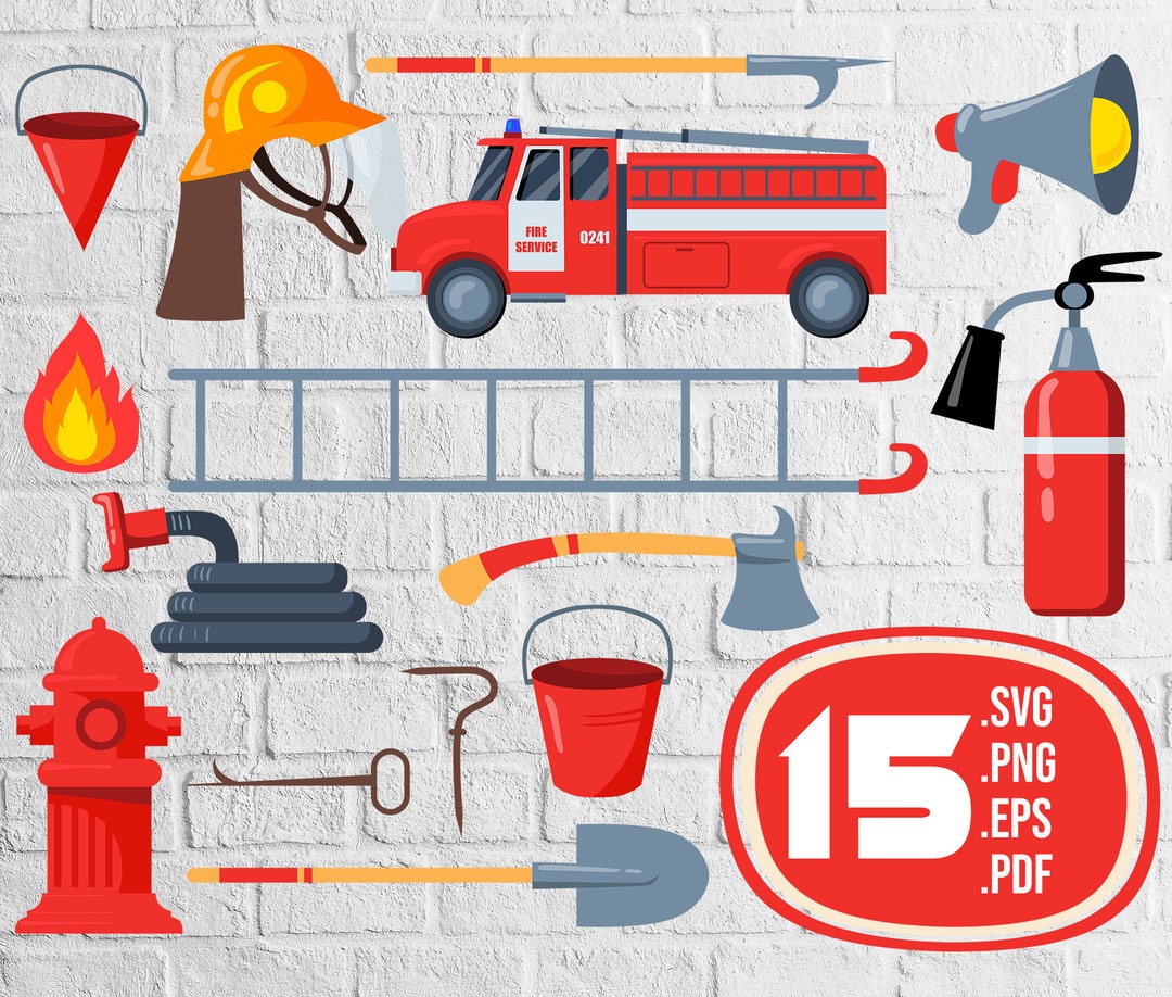 Fire Department Svg, Fire Equipment Svg,fire Equipment Svg, Firefighter ...